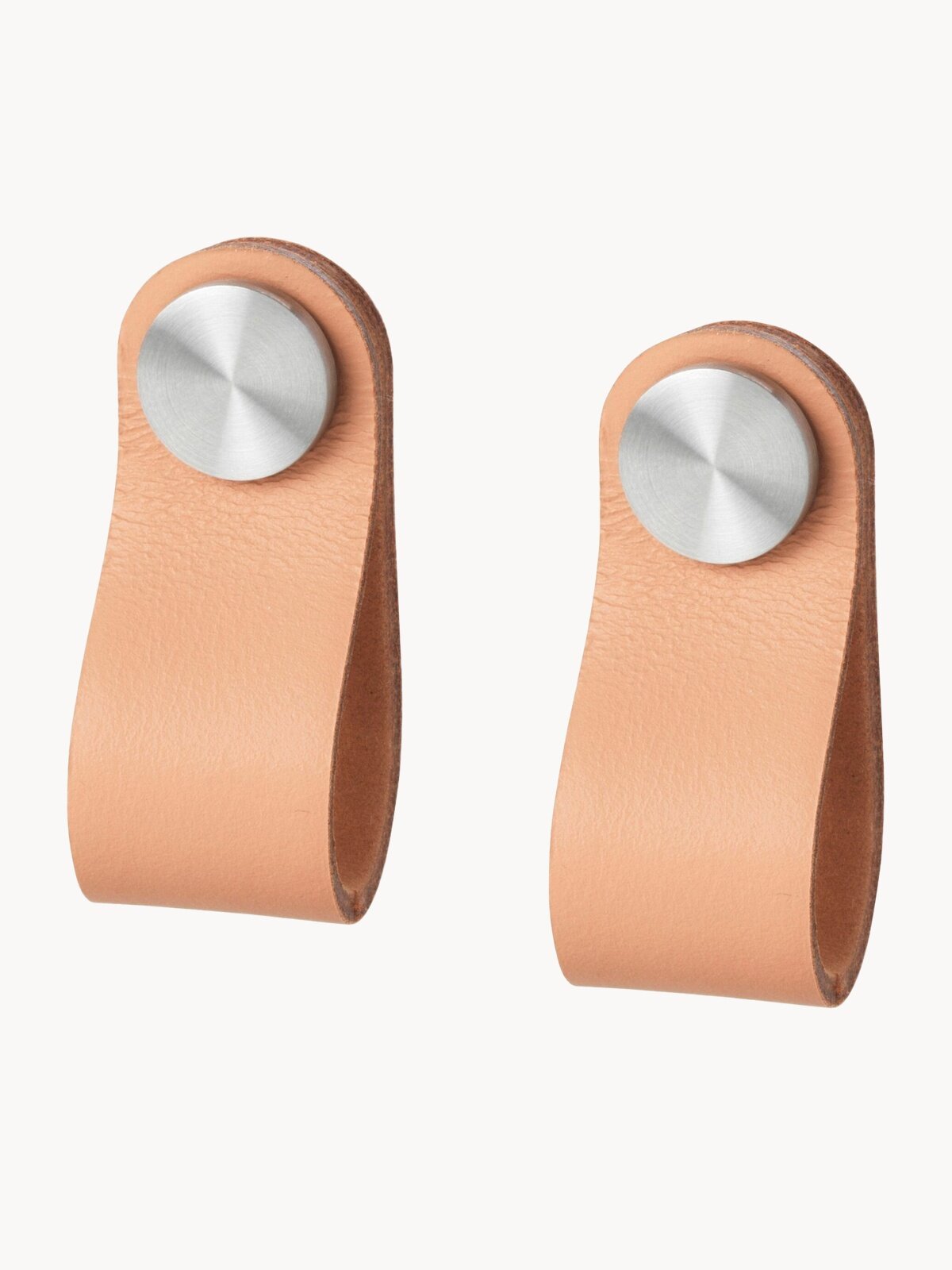 Ручка мебельная кожаная IKEA OSTERNAS, 65 мм, 2 шт, дубленая кожа. Икеа остернэс