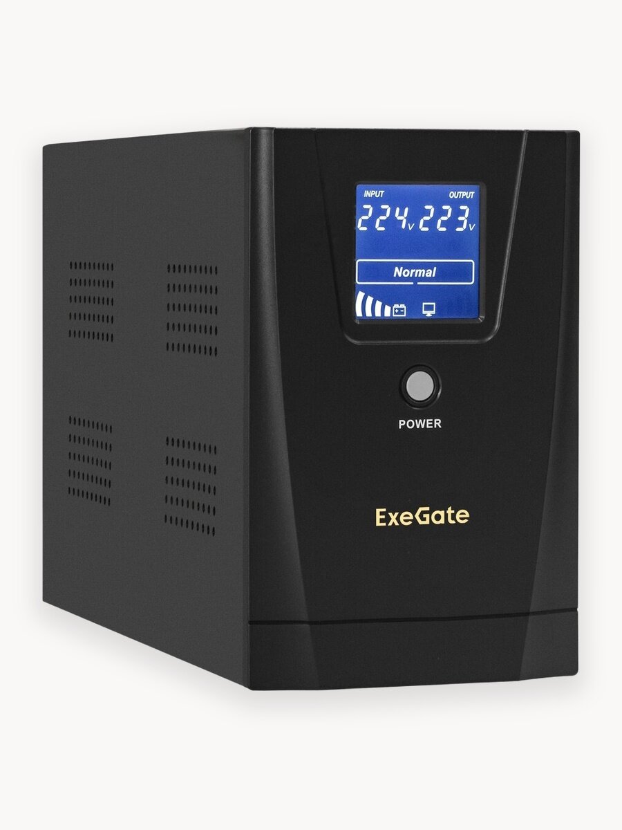 Источник бесперебойного питания EXEGATE EX292632RUS 1200 Вт 2000 ВА
