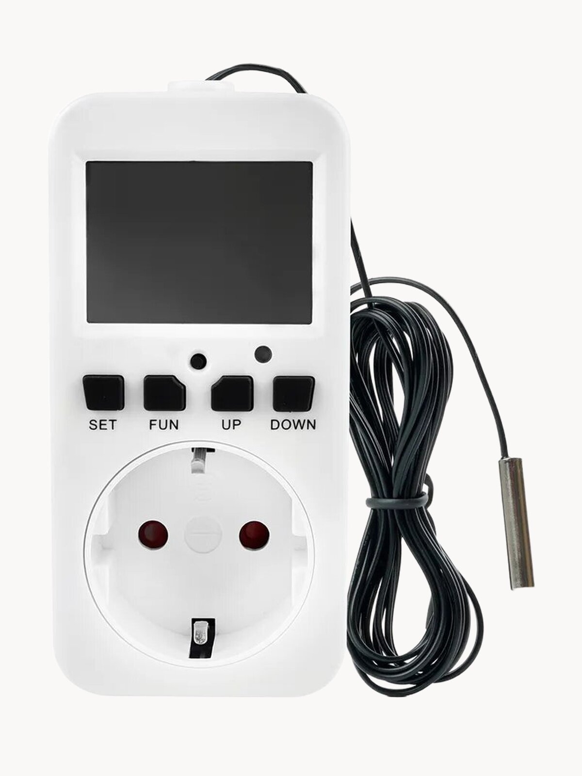 Умная розетка электронная с датчиком температуры