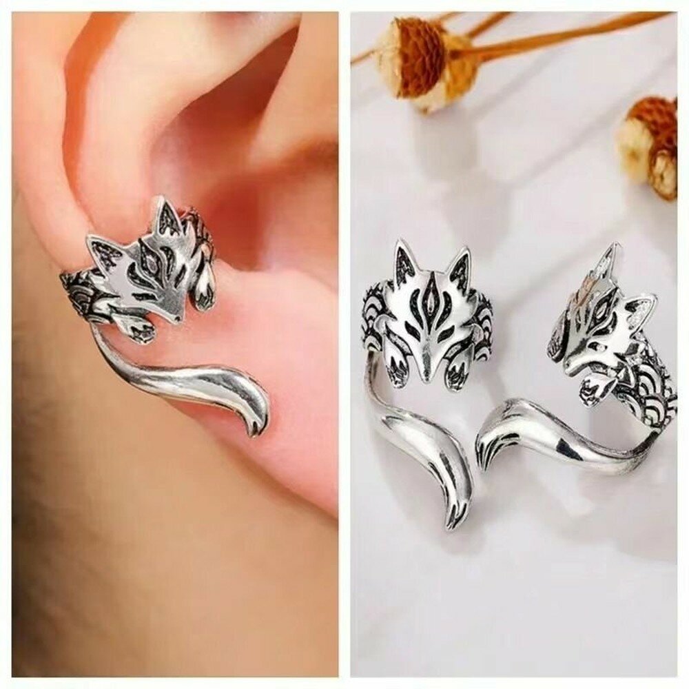 Серьги двусторонние, Swarovski Zirconia