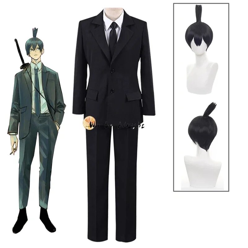 Костюм Chainsaw Man Part 2 XXL, Costume K with Wig