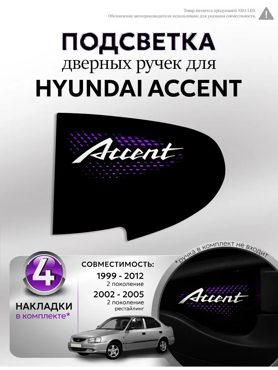 Подсветка, накладка дверных ручек