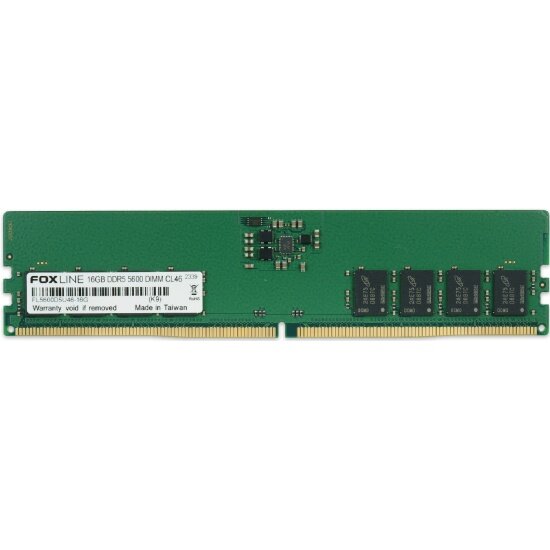 Оперативная память Foxline DIMM 16GB DDR5-5600 (FL5600D5U46-16G)