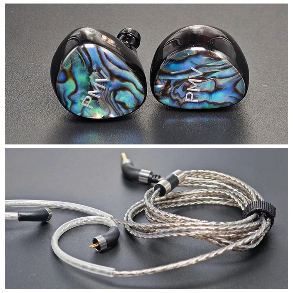 HiFi PMD IEM наушники проводные плоские магнитные 14.2 мм with cable A