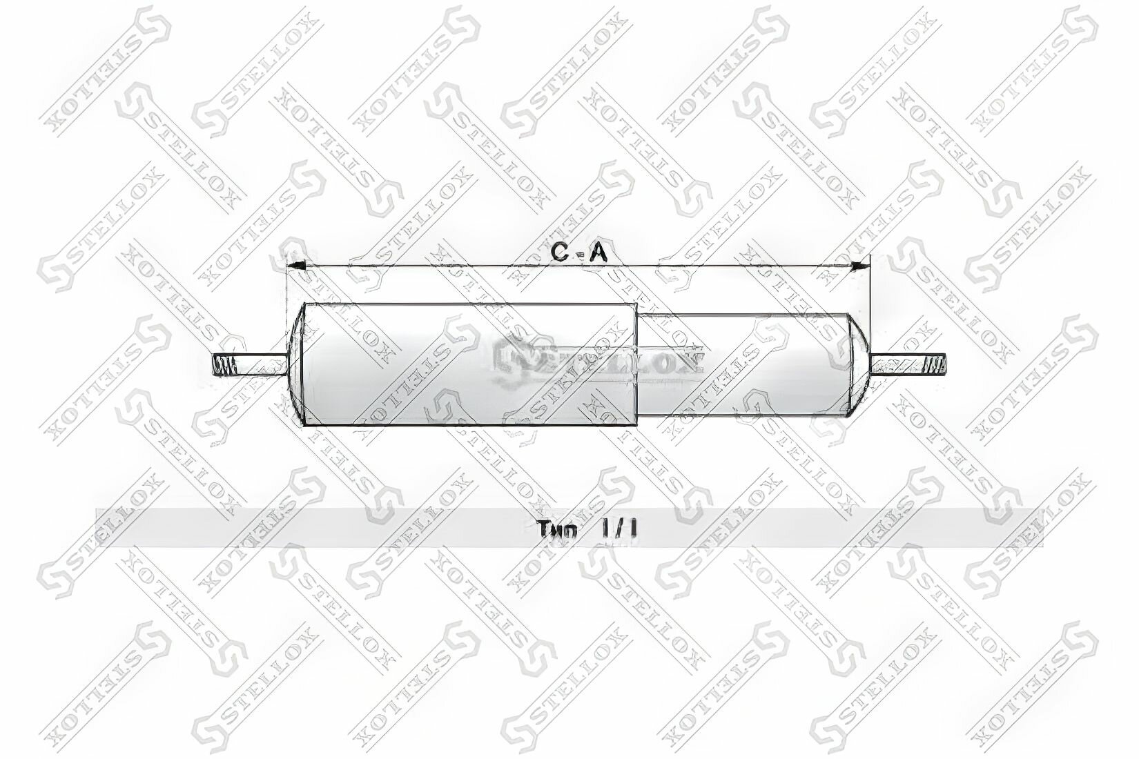 Амортизатор для Даф LF, 45 87-04892-SX STELLOX