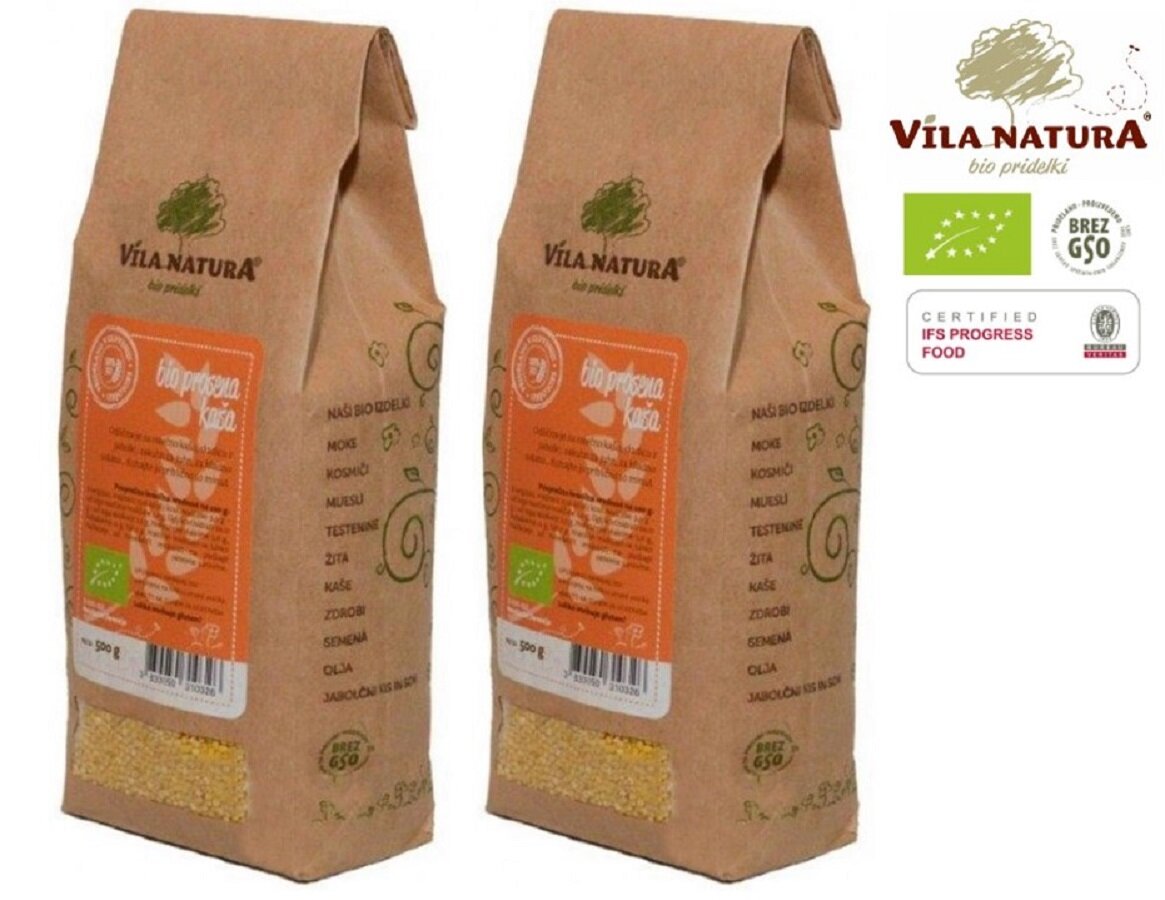 Крупа пшенная/пшено био Vila Natura Словения 2х500г