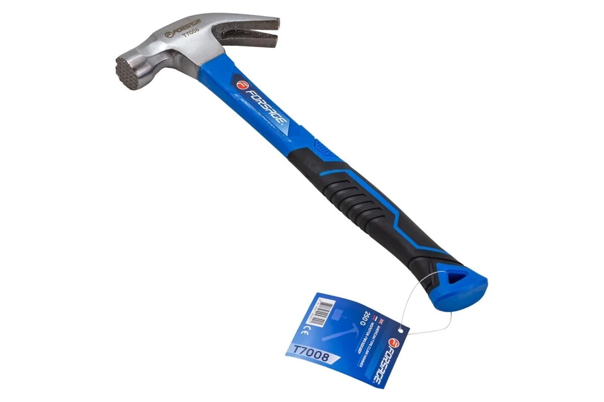 Forsage Молоток-гвоздодер с магнитным держателем гвоздя 250гр. F-T7008(56615)