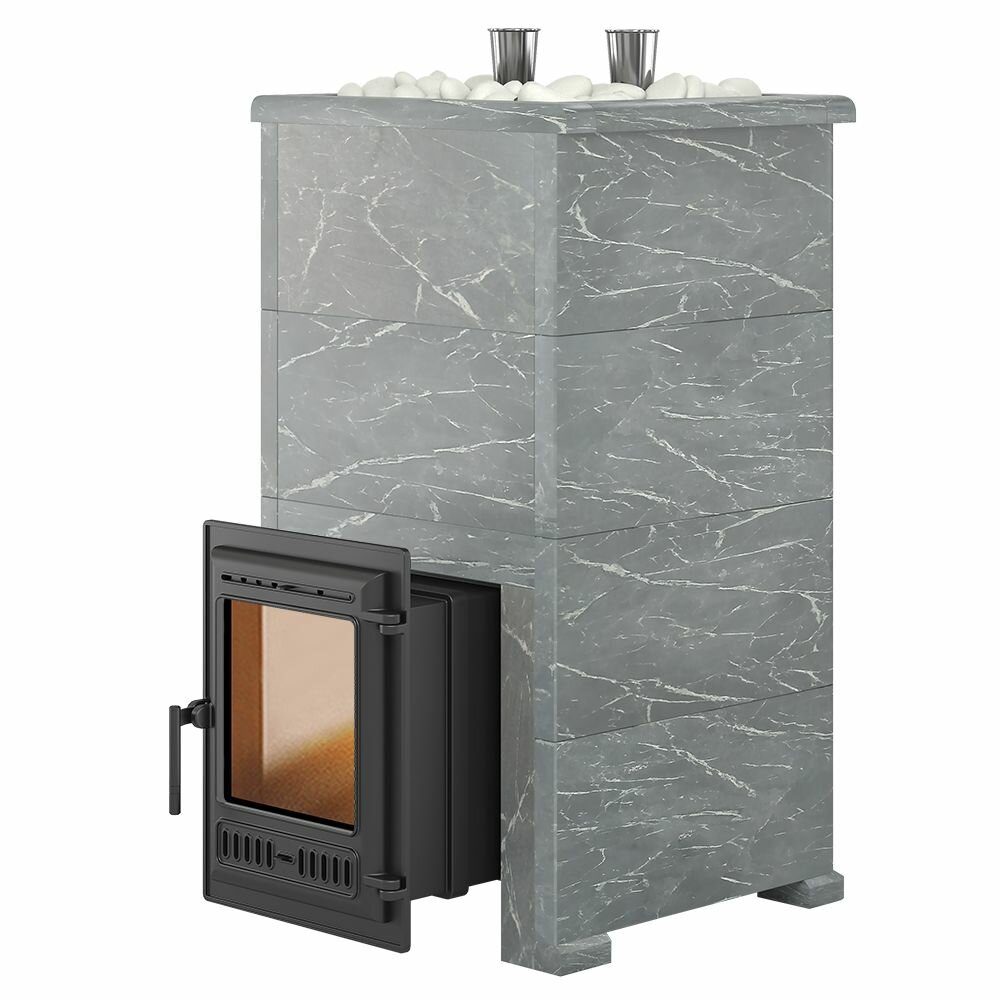 Печь для бани Эверест "Steam Master 44 чугун" Талькохлорит, S-40