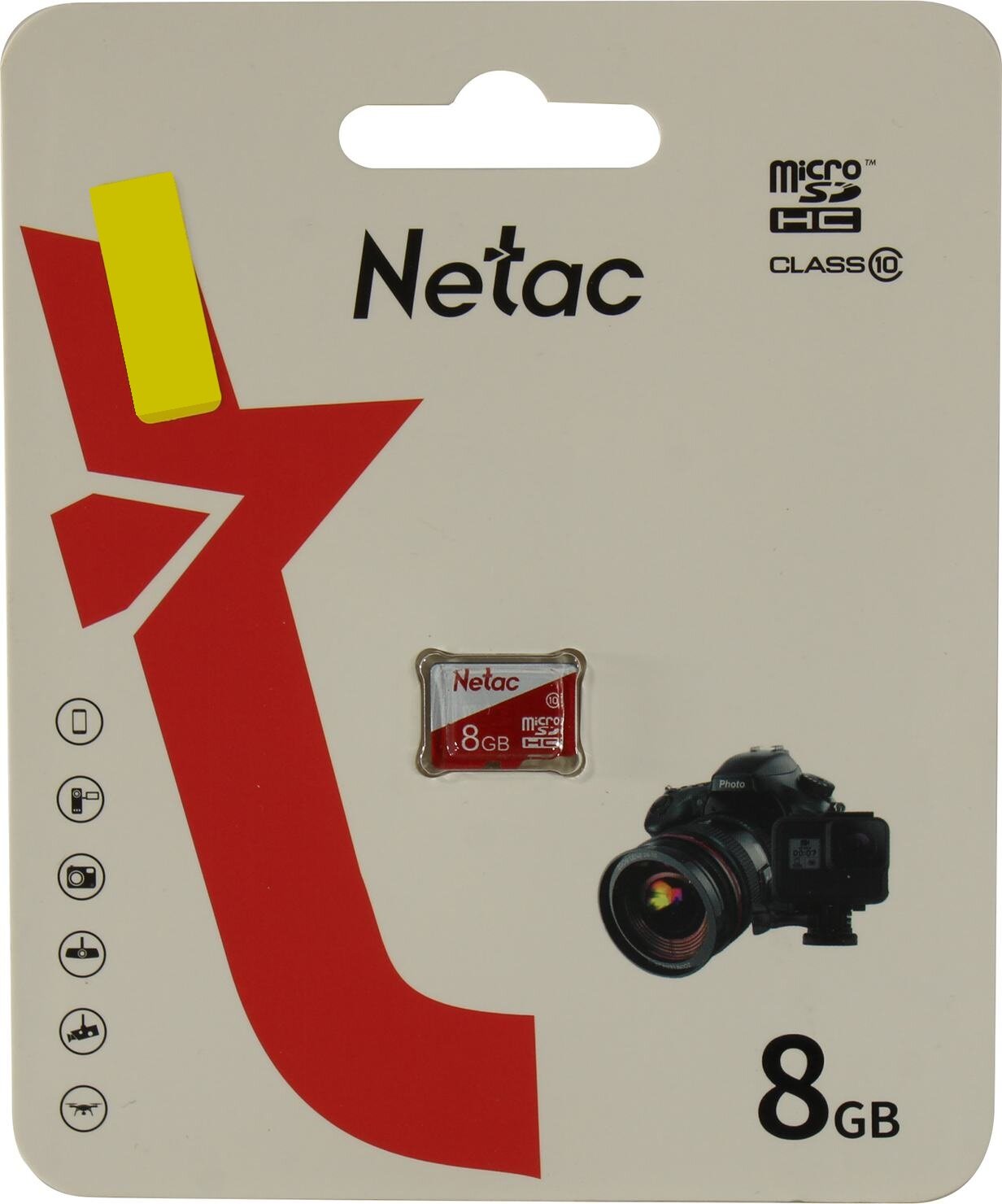 Флеш карта microSDHC 8GB Netac P500 ECO (без SD адаптера)