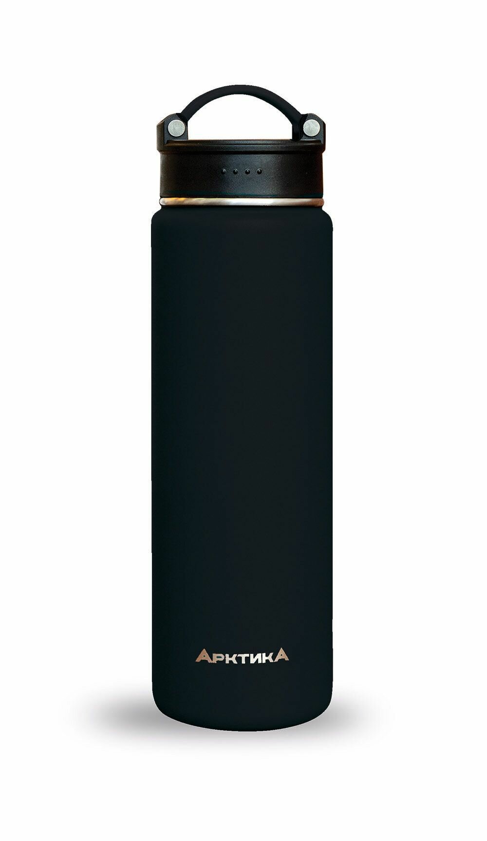 Термос бытовой Арктика вакуумный, питьевой 708-700B (черный) 700 мл