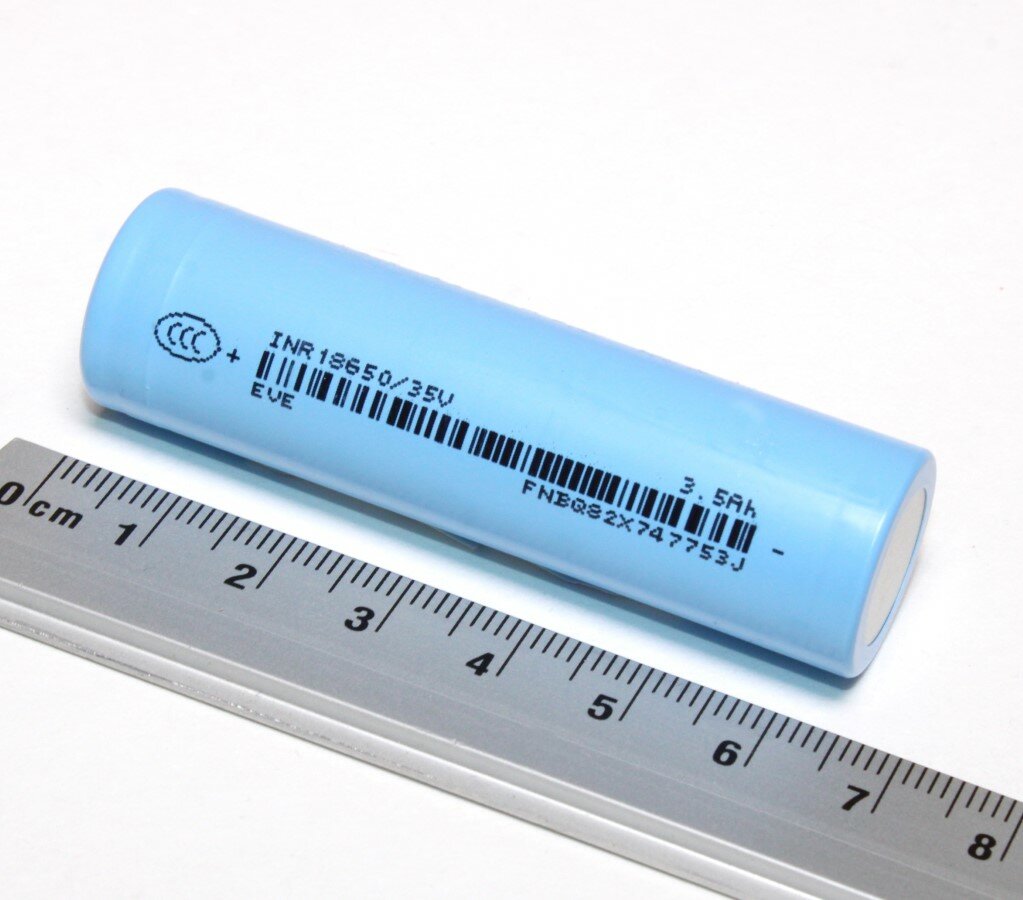 Аккумулятор EVE INR18650/35V 3,6V, 3500mAh, EVE