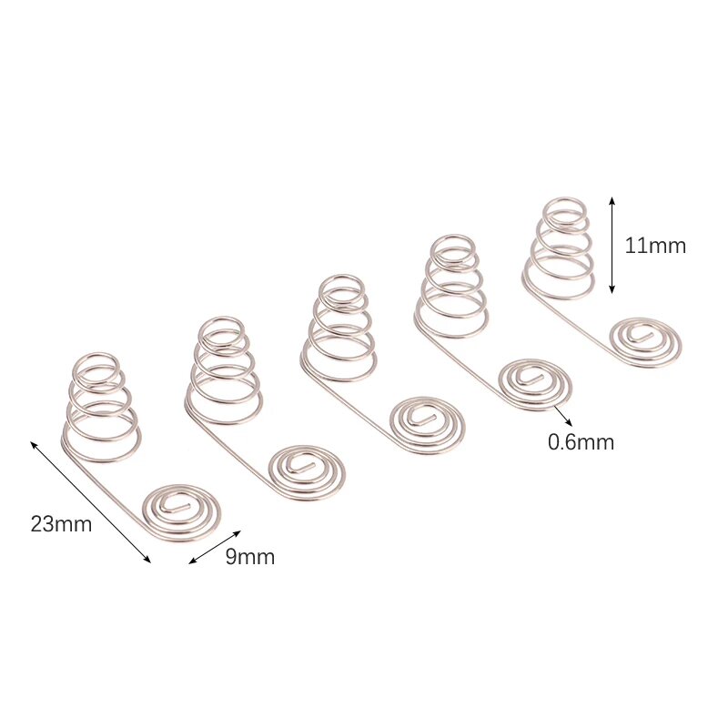 Пружинные катушки для батарей AA, набор из 5 шт, SD&HI A3
