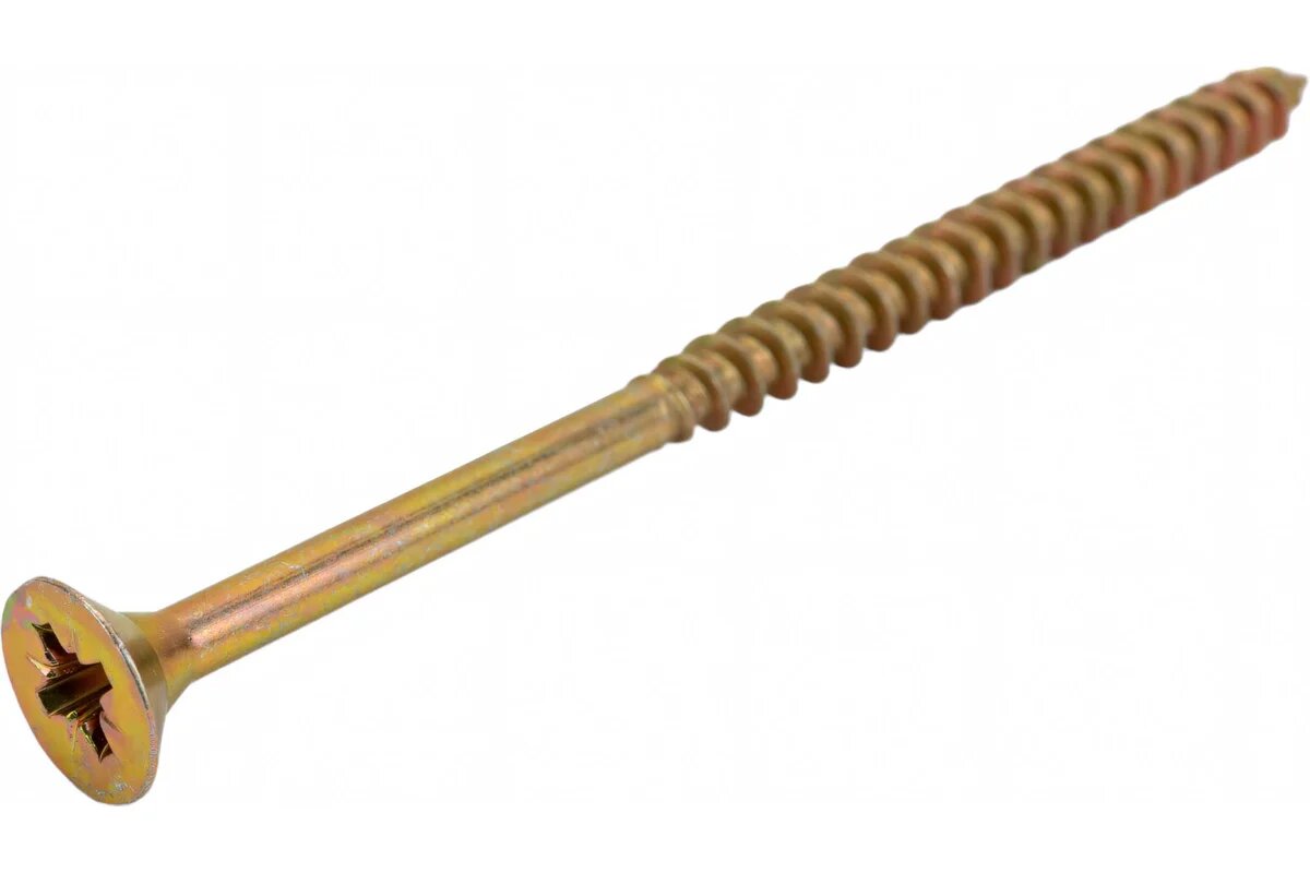 Крепежная техника Шуруп жёлтый цинк 6,0x100 100 БК 100 шт 431426 БК