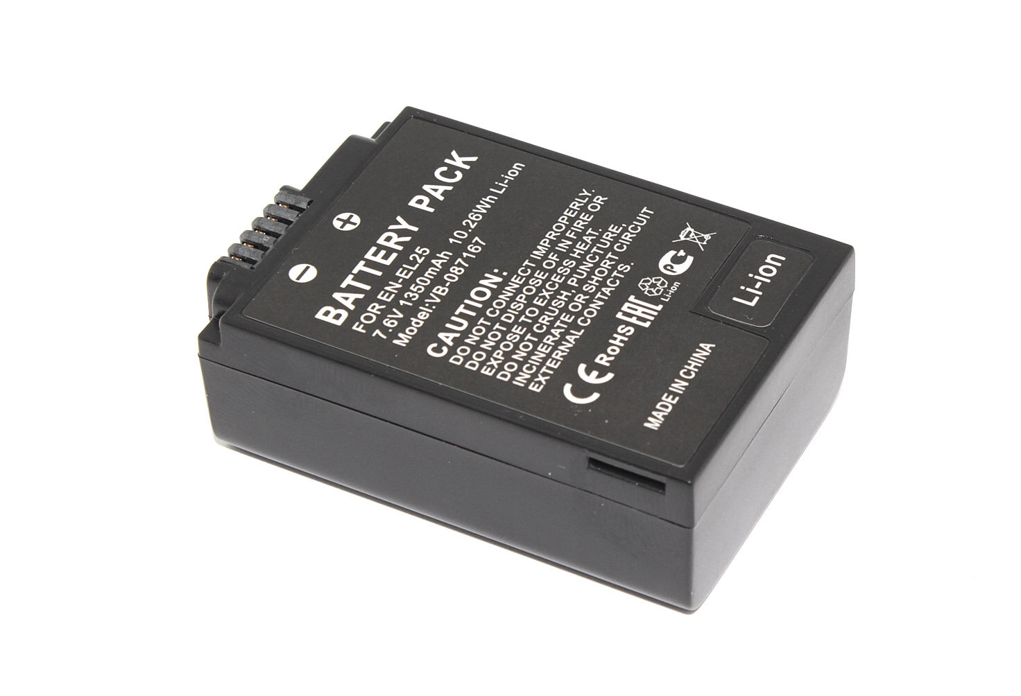 Аккумуляторная батарея для фотоаппарата Nikon Z50, Z50 ZFC (EN-EL25) 7.6V 1350mAh Li-ion