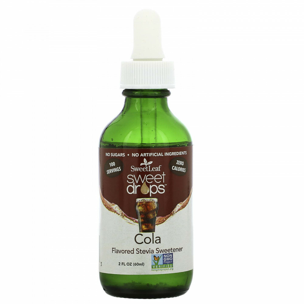 SweetLeaf Stevia, Кола, 60 мл (2 жидк. Унции)