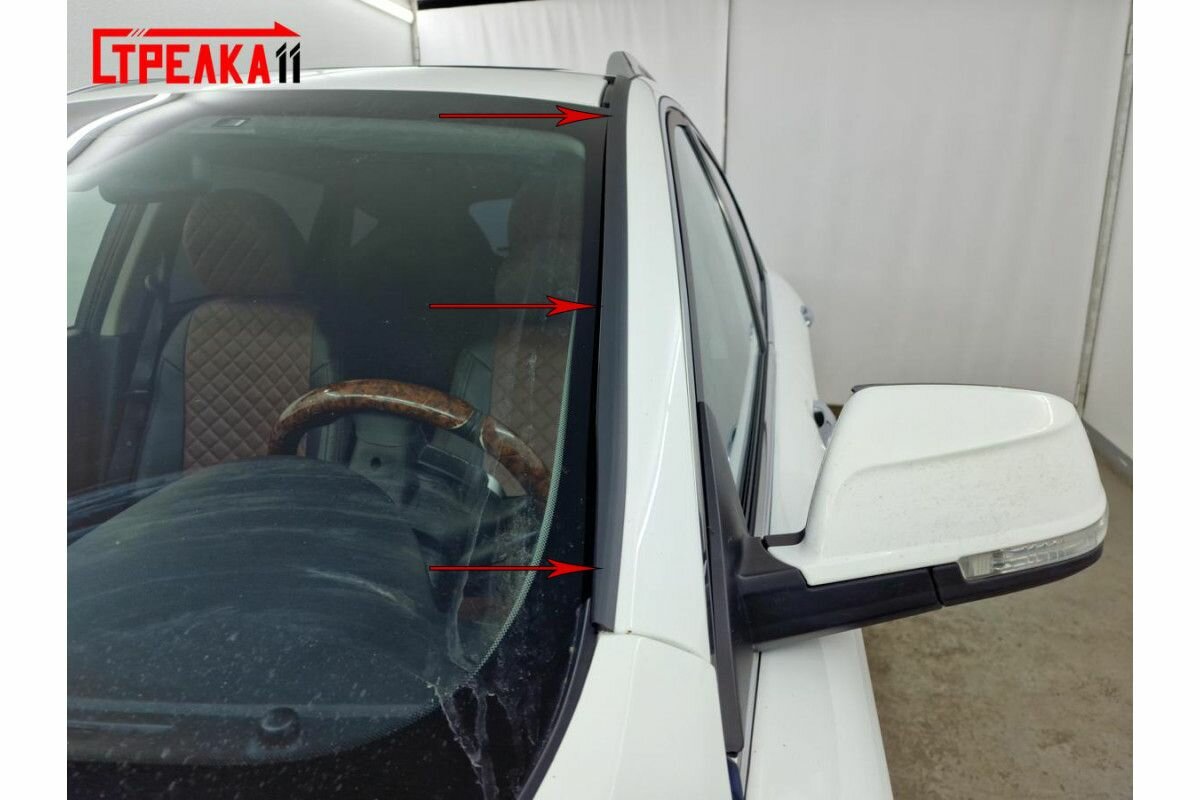 FAW BESTURN X80 2014-2021 - Водосток (дефлектор) лобового стекла