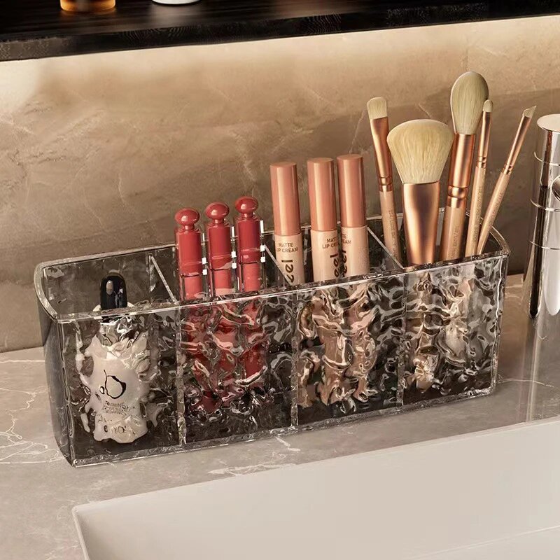 Прозрачный акриловый органайзер для косметики, Gray