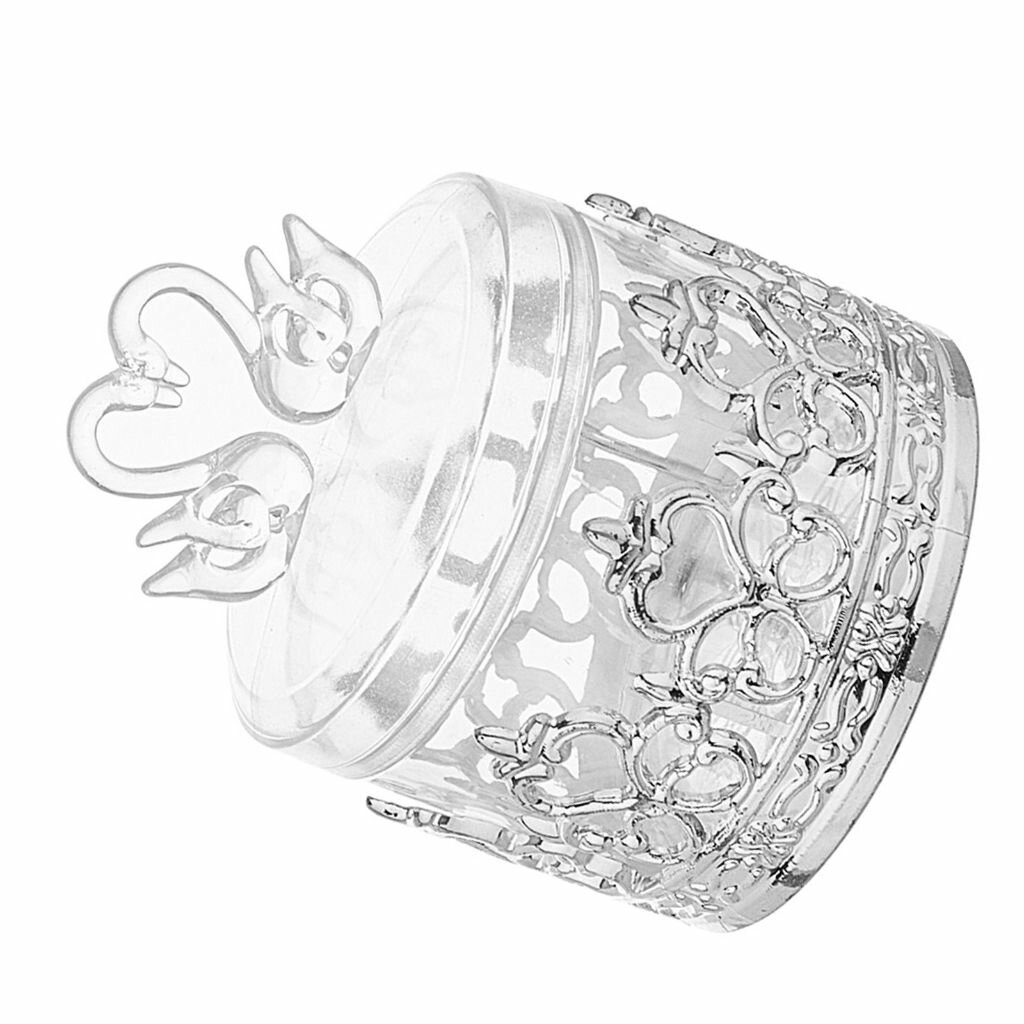 Набор из 12 контейнеров для конфет в европейском стиле, пластиковая коробка упаковки сахара, элегантное и деликатное решение хранения ювелирных изделий