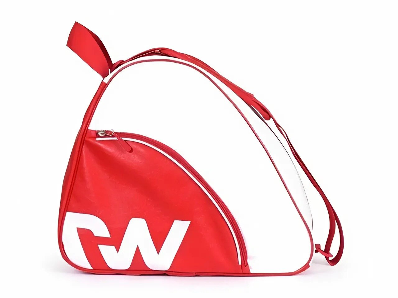 Сумка для коньков/роликов RUSWIN "Sprint Leader", белый-красный