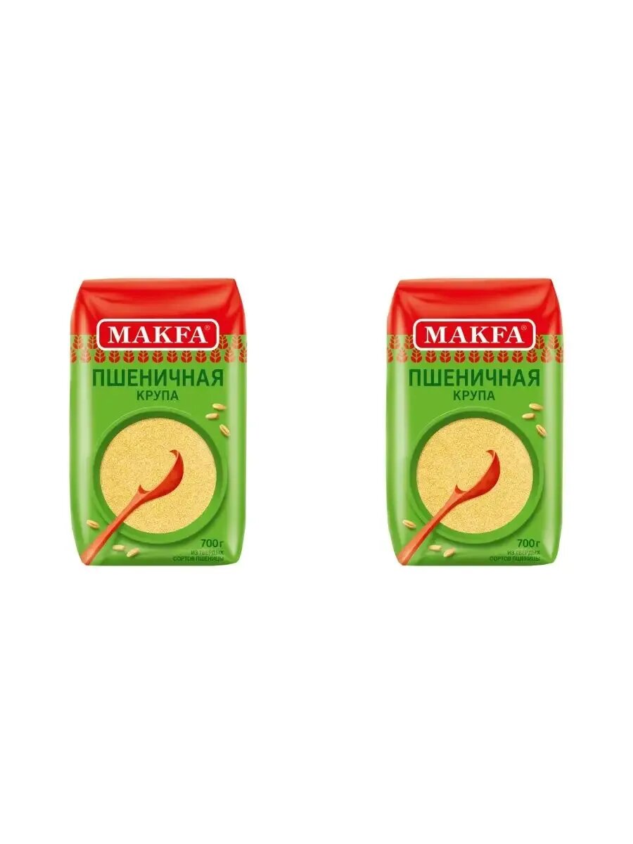 Крупа Макфа пшеничная Makfa Артек, 700 г, 2 штуки