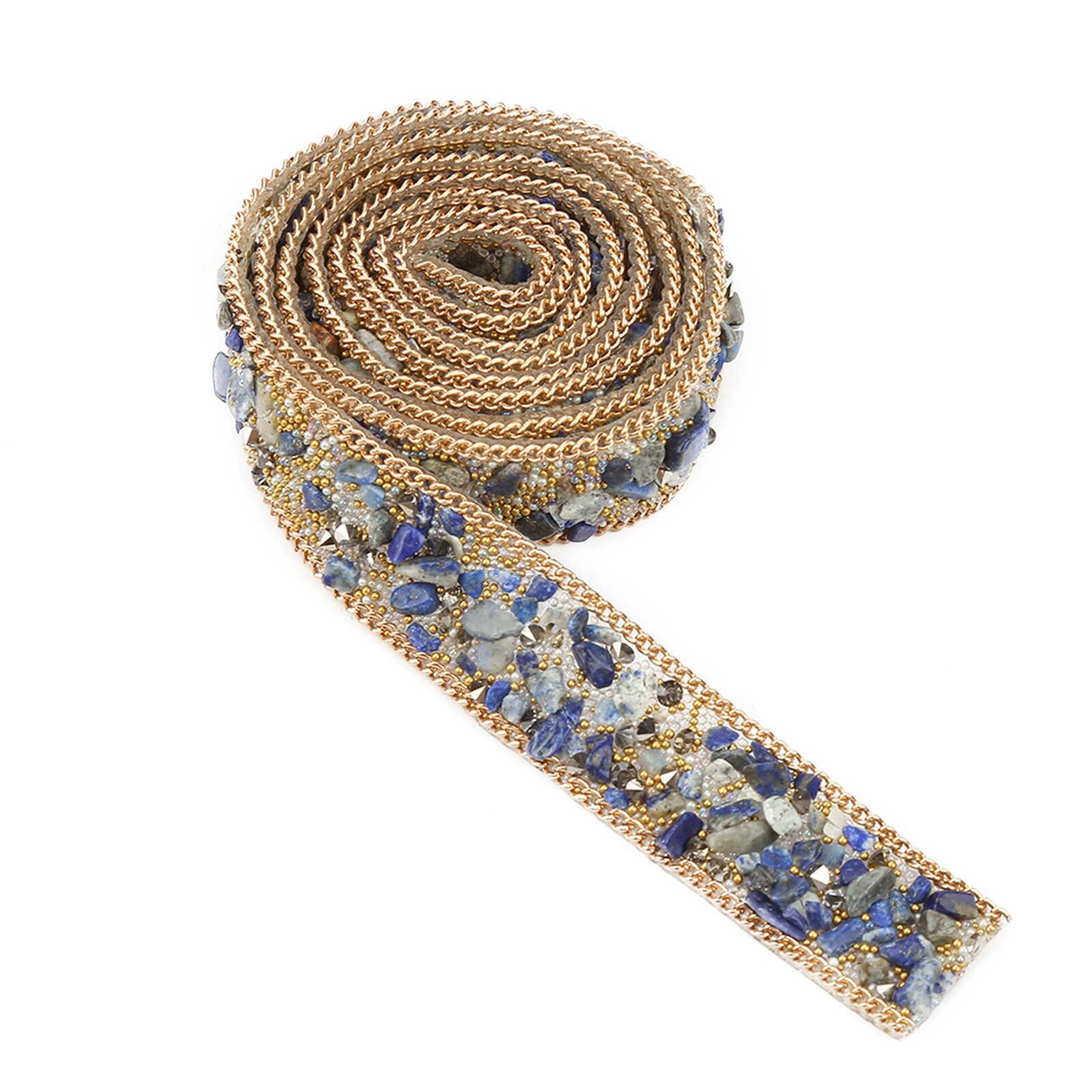 1 м, 2 см в ширину, хрустальные бусины, стразы, отделка, термонаклейка для одежды, сумок, обуви (#3)