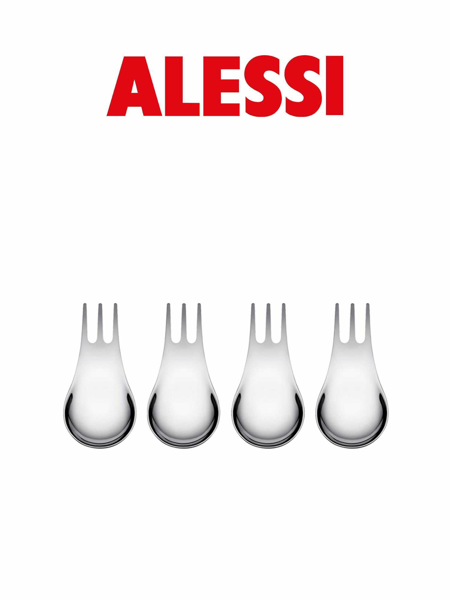 Универсальный набор столовых приборов Alessi "Moscardino" GIMR01S4, 4шт