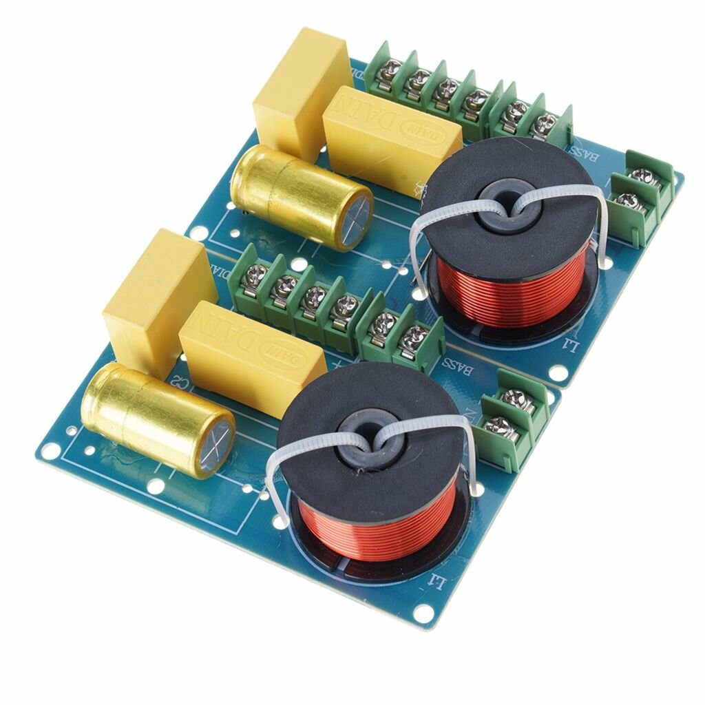 2шт 3-полосный кроссовер Hi-Fi для акустики