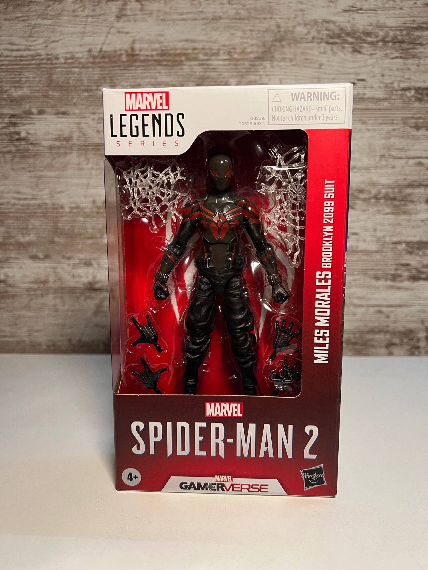 Фигурка Марвел, Майлз Моралес, Человек-паук, Marvel, Spider-Man 2, Miles Morales, Brooklyn 2099 suit, 16 см, Hasbro