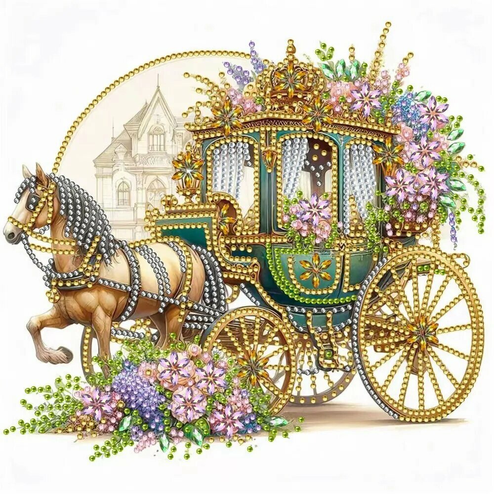 Алмазная мозаика "Кузнец" Картина стразами Алмазное хобби 30х30см Домашний декор