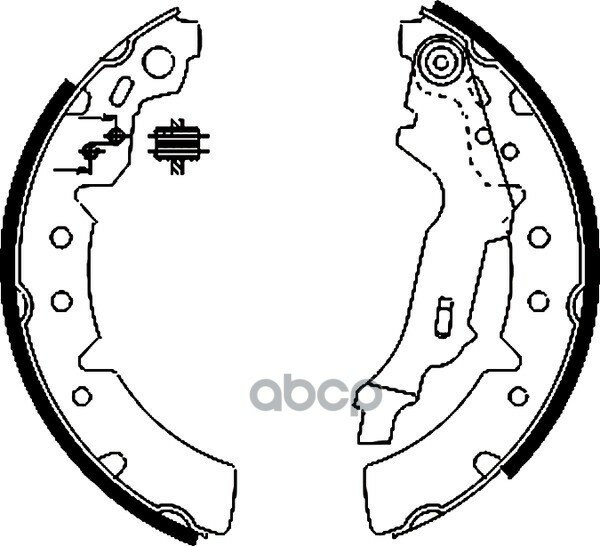Колодки тормозные барабанные Mintex арт. MFR501