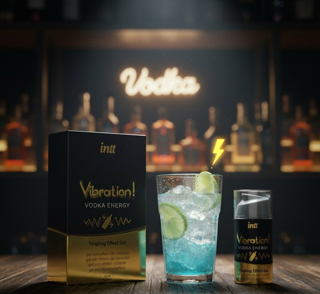 Жидкий интимный гель с эффектом вибрации Vibration! Vodka Energy - 15 мл.