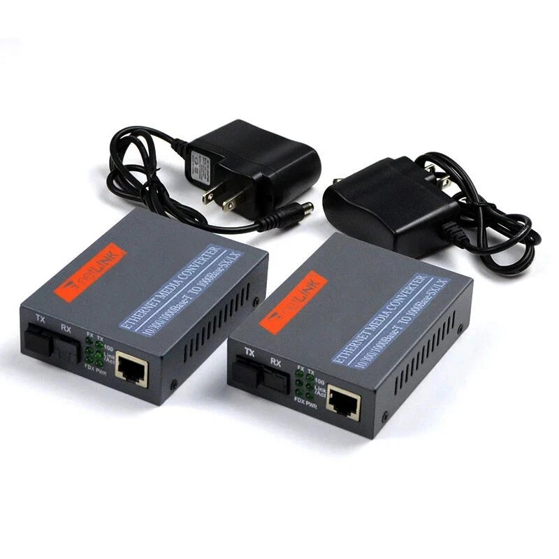 HTOC HTB-GS-03A-B одноволоконный конвертер SC Power connector 2