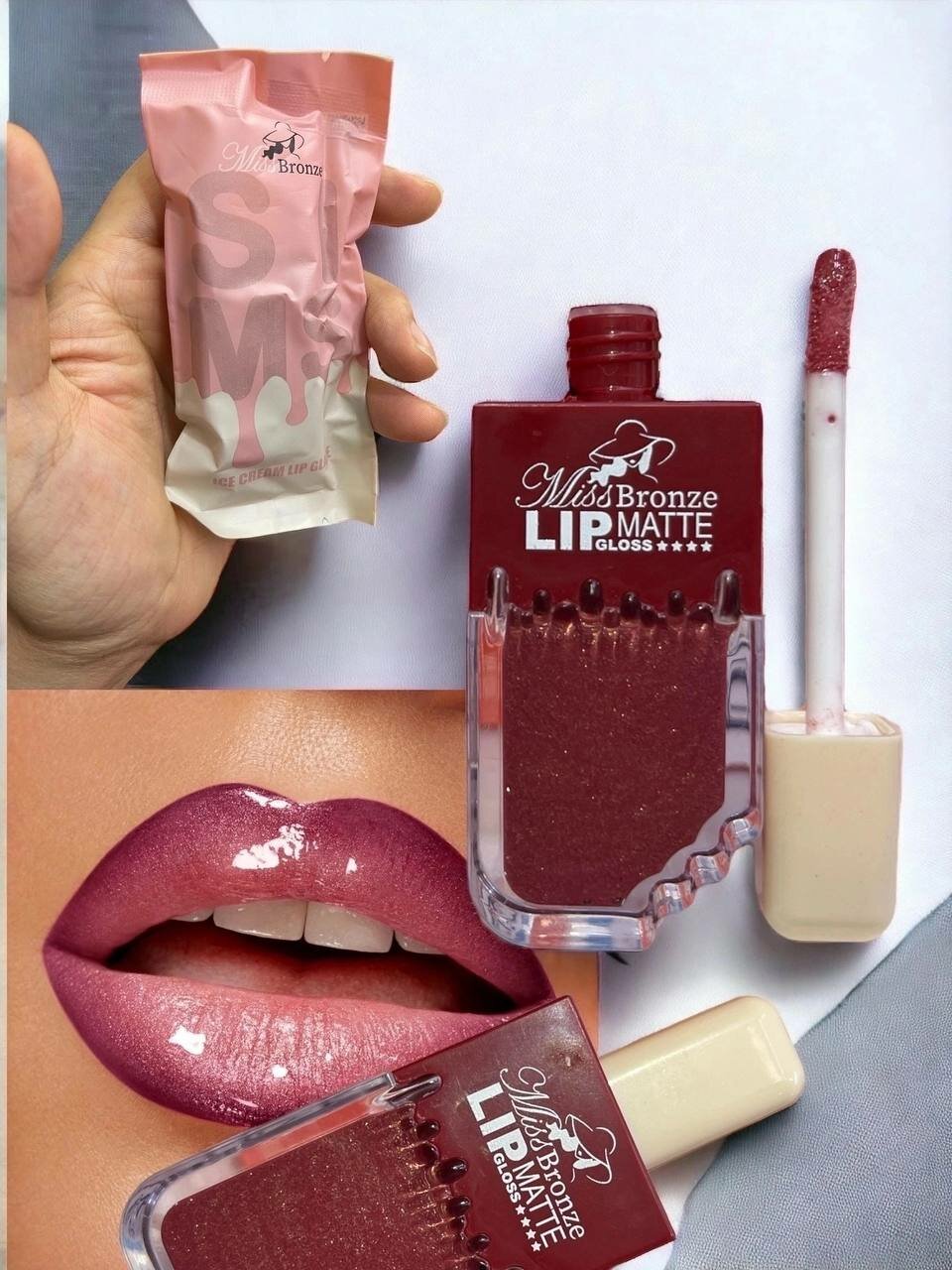 Матовая помада-блеск Miss Bronze Lip Matte Тон 4