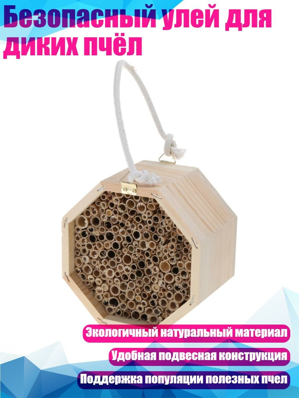 Безопасный улей для диких пчёл