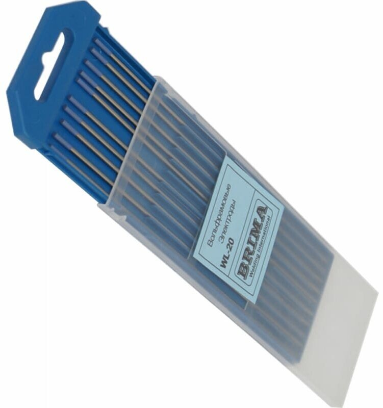 Электроды вольфрамовые WL-20 10 шт 175х4 мм BRIMA 9444