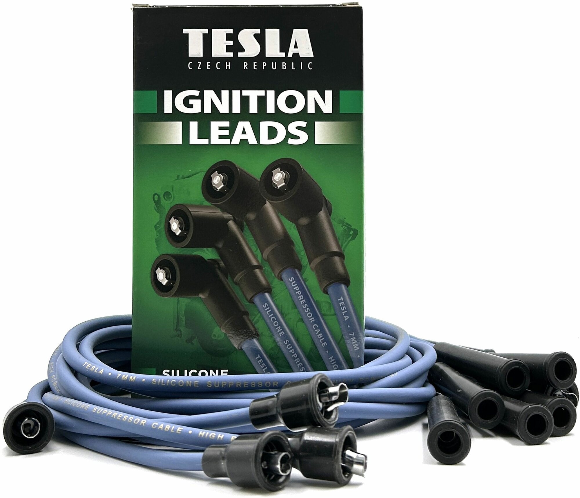 Провода высоковольтные для а/м ГАЗ-3307, ПАЗ, ЗИЛ - Tesla Blatna арт. T683H