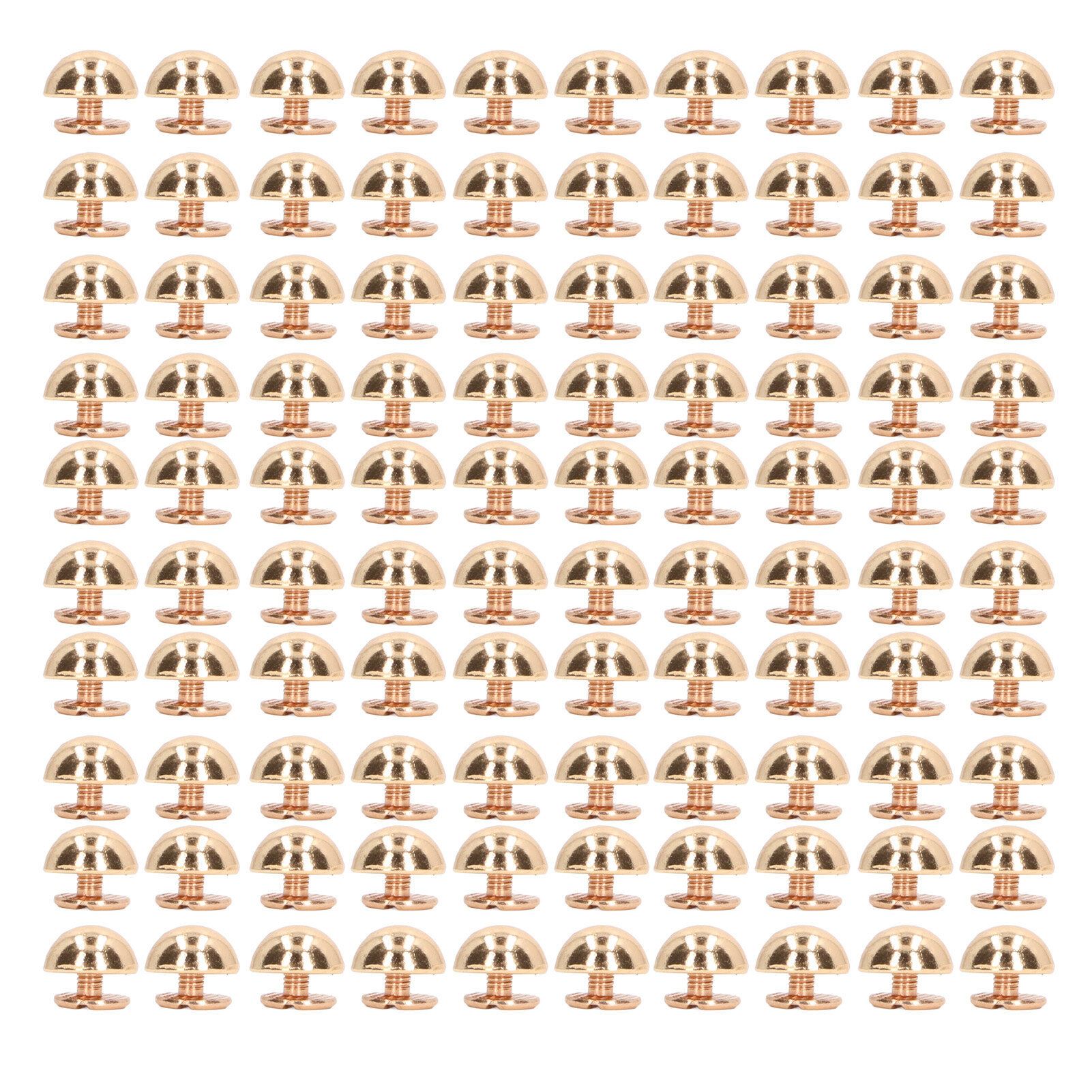 10 мм 100 сетов грибовые заклепки круглой головы полукругают сплавные грибные заклепки с сплавами для мешков