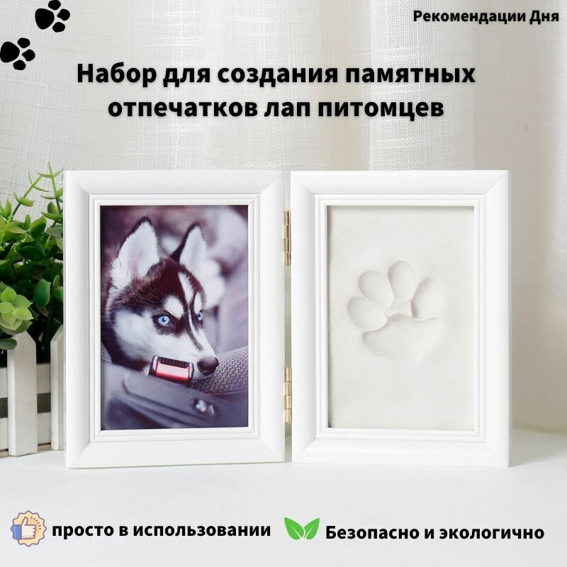 Набор для создания памятных отпечатков лап питомцев