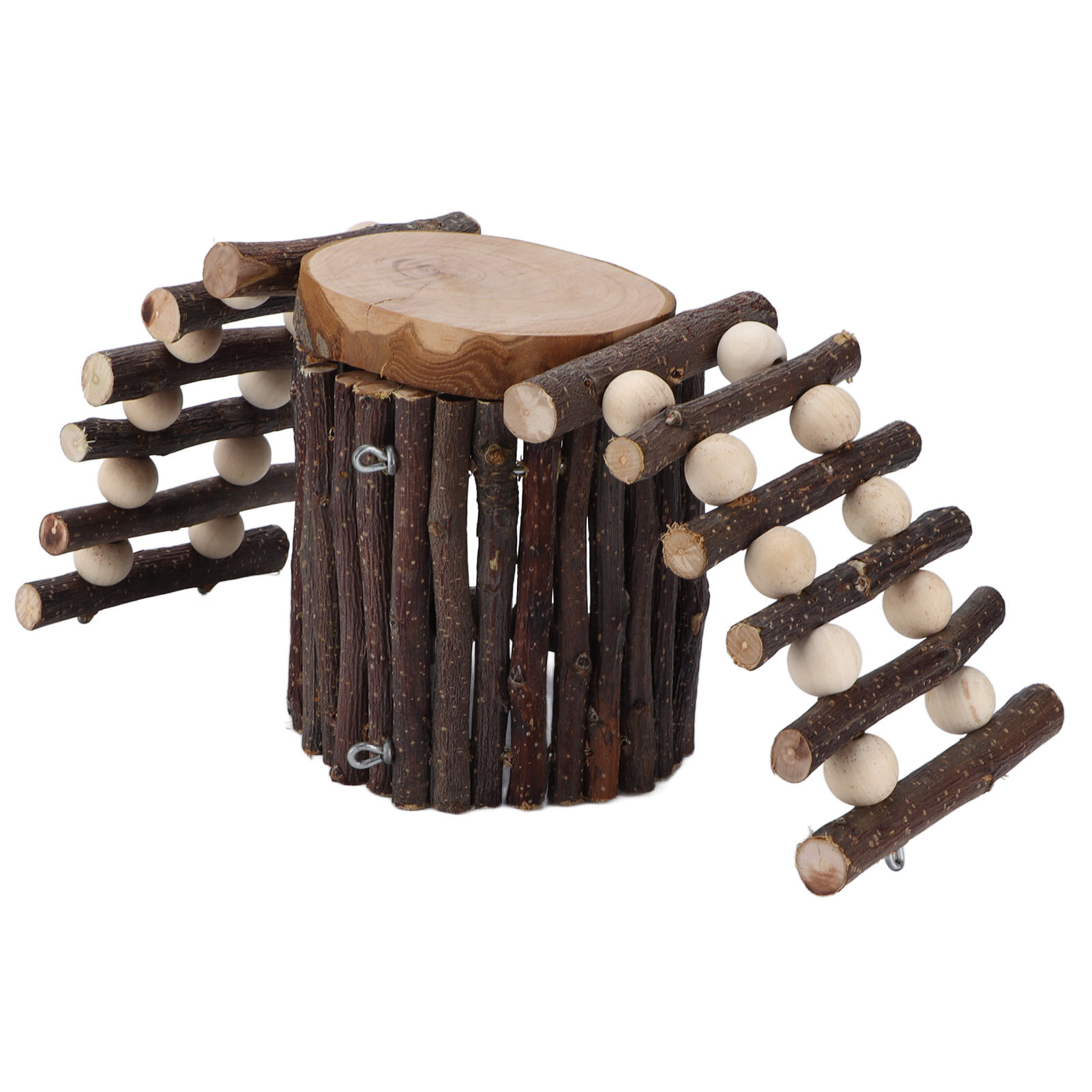 Домик для хомяков с игрушкой-лестницей, ограждение для мелких животных, лестница для хомяков, песчанок и других домашних животных