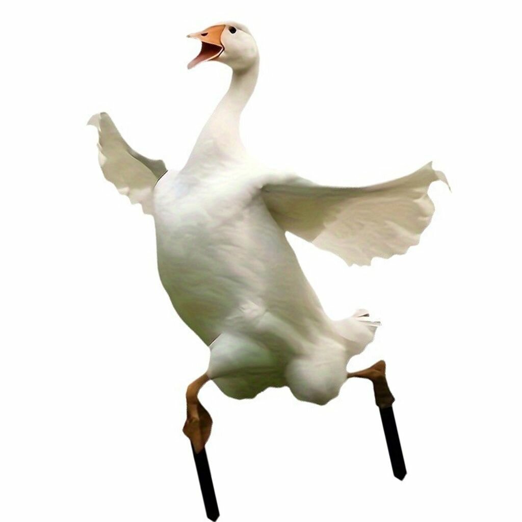 Украшение сада, Акриловая фигурка гуся для сада