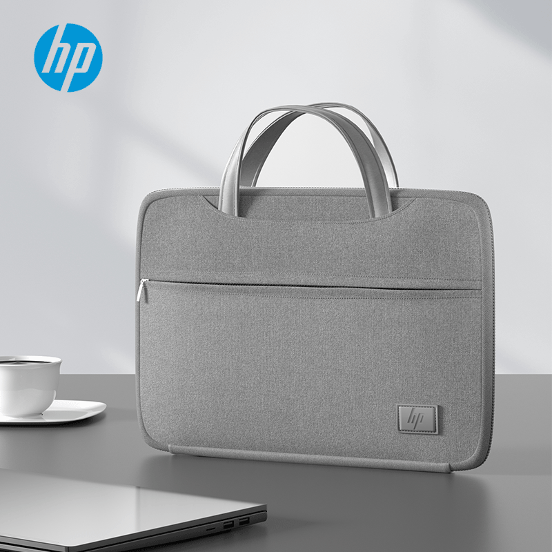 HP Pack O Laptop Bag Handbag Notebook Inner Bag 14 Inch Storage Bag Protective Cover Universal Huawei Lenovo Xiaoxin HP Laptop Shell Gray