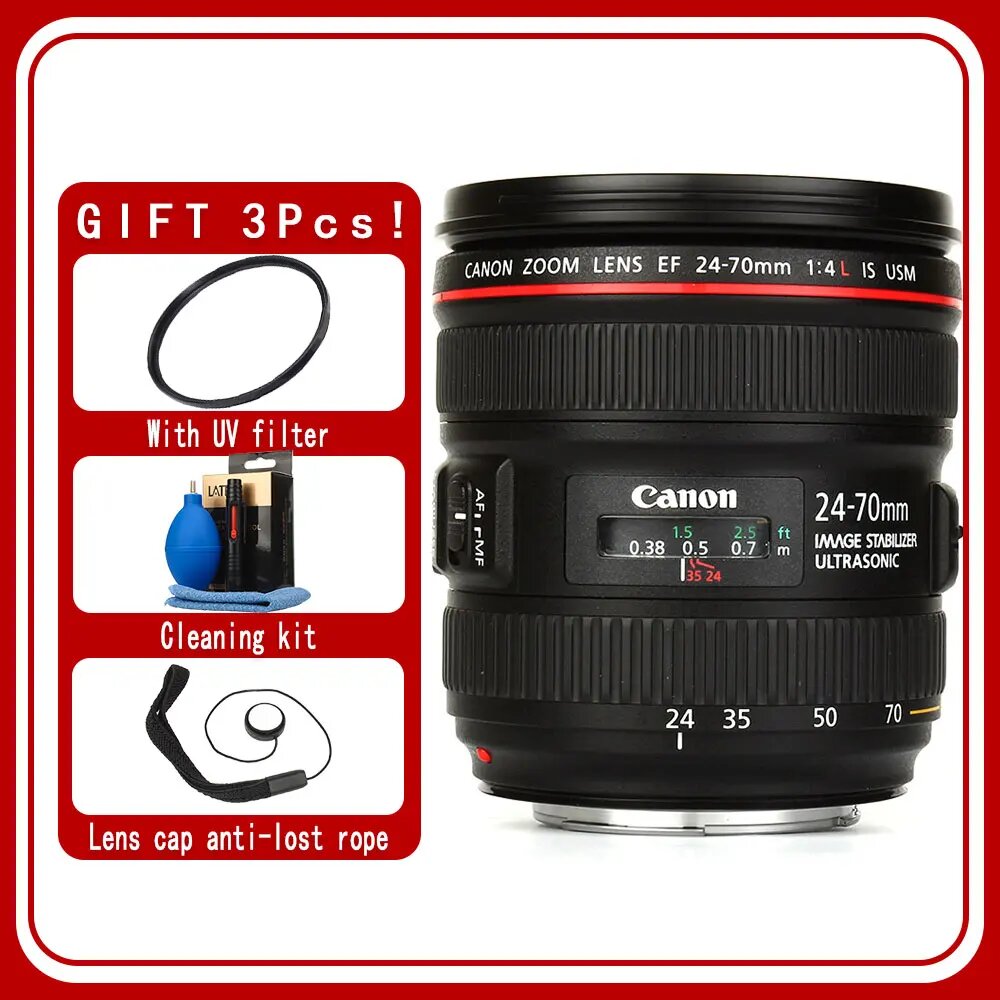Объектив Canon EF 24-70 мм f/4L IS USM