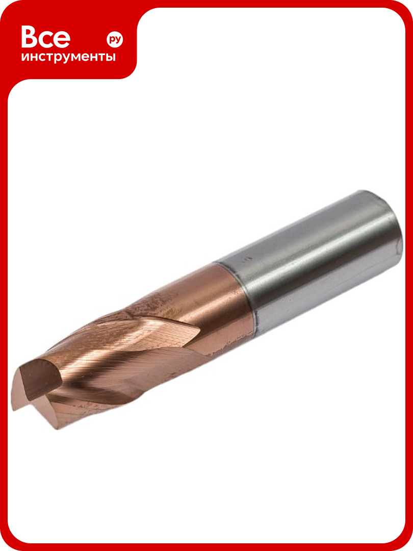 Фреза шпоночная цельная 8 х 11 х 40 ВК8 ц/хв dхв-ка-8 мм 2234-0206 ГОСТ 16463-80 Beltools ri.206.44