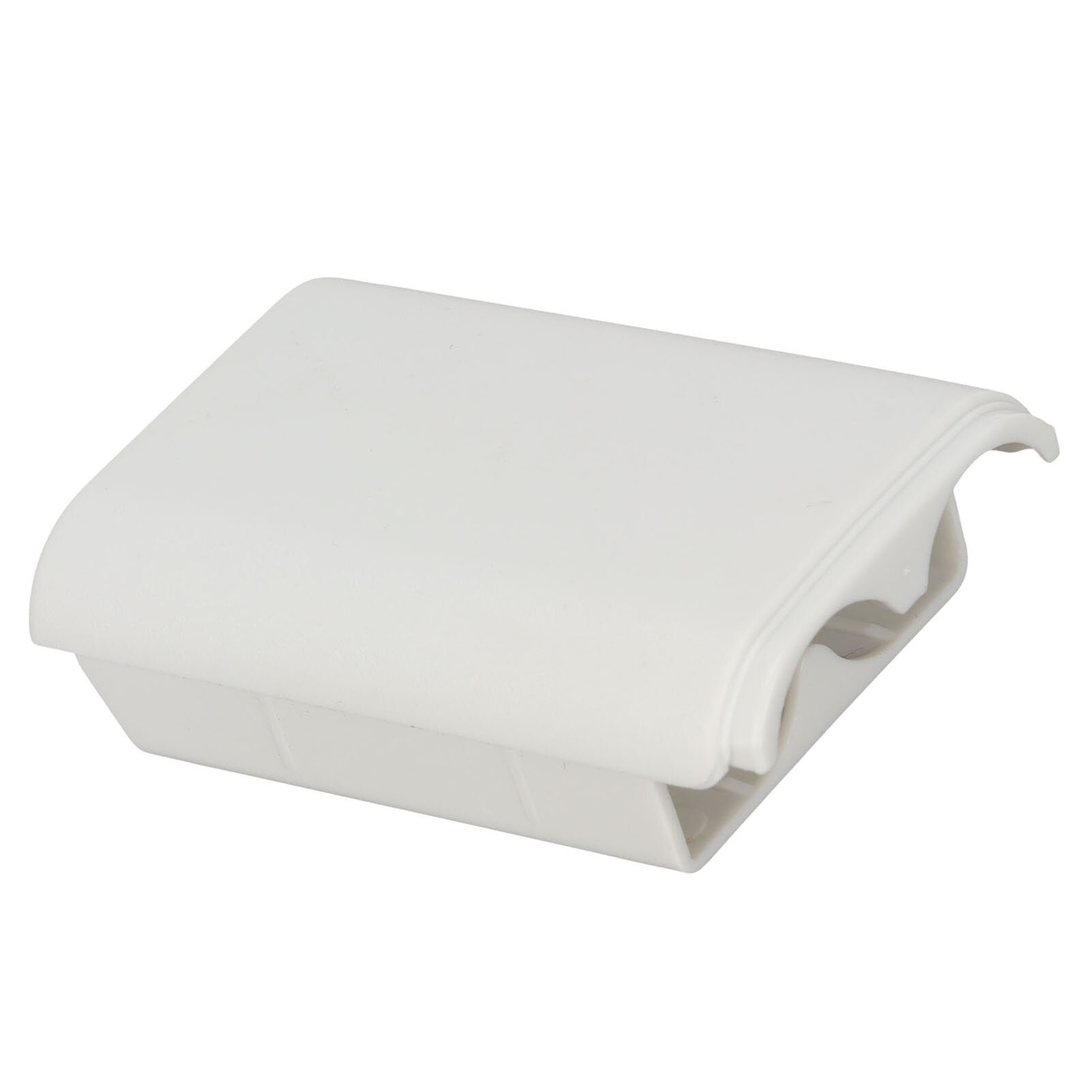 Замена чехла батарейки для беспроводного контроллера Xbox 360, стойкий к истиранию, белый цвет, материал ABS, для AA батарей, 1 штука