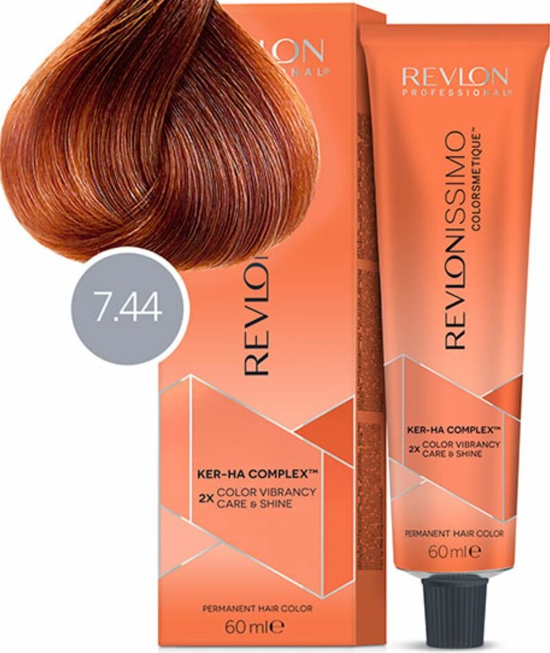 Revlon, Revlonissimo Colorsmetique, краска для волос, №7.44 , 60мл