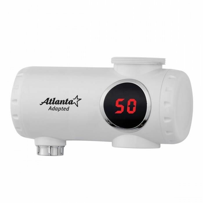 ATLANTA Водонагреватель (кран нагрева) проточный электрический ATH-7425, белый
