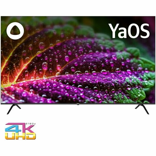 Телевизор Bbk 65LEX-8231/UTS2C, 4K Ultra HD, черный
