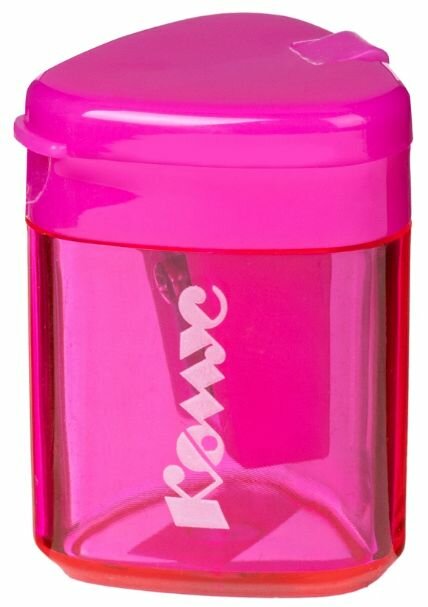 Точилка для карандашей Комус Класс с контейнером пластиковая/металлическая