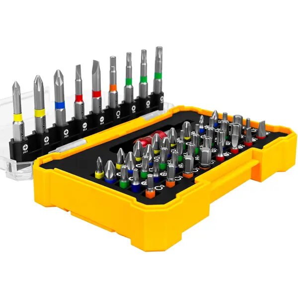 Набор бит ударных магнитных Vertextools 0033-50-2, 50 шт.