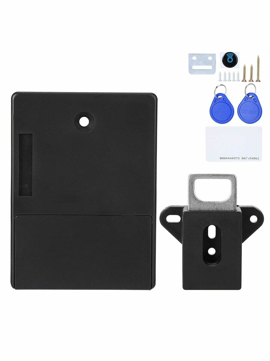 Электронный замок шкафа, вход с RFID-картой 125 кГц, без сверления, интеллектуальный замок для гардероба, шкафчика для сауны, с простой установкой и безопасным контролем доступа